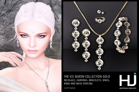 Second Life Marketplace - [HJ] The Ice Queen Collection Gold